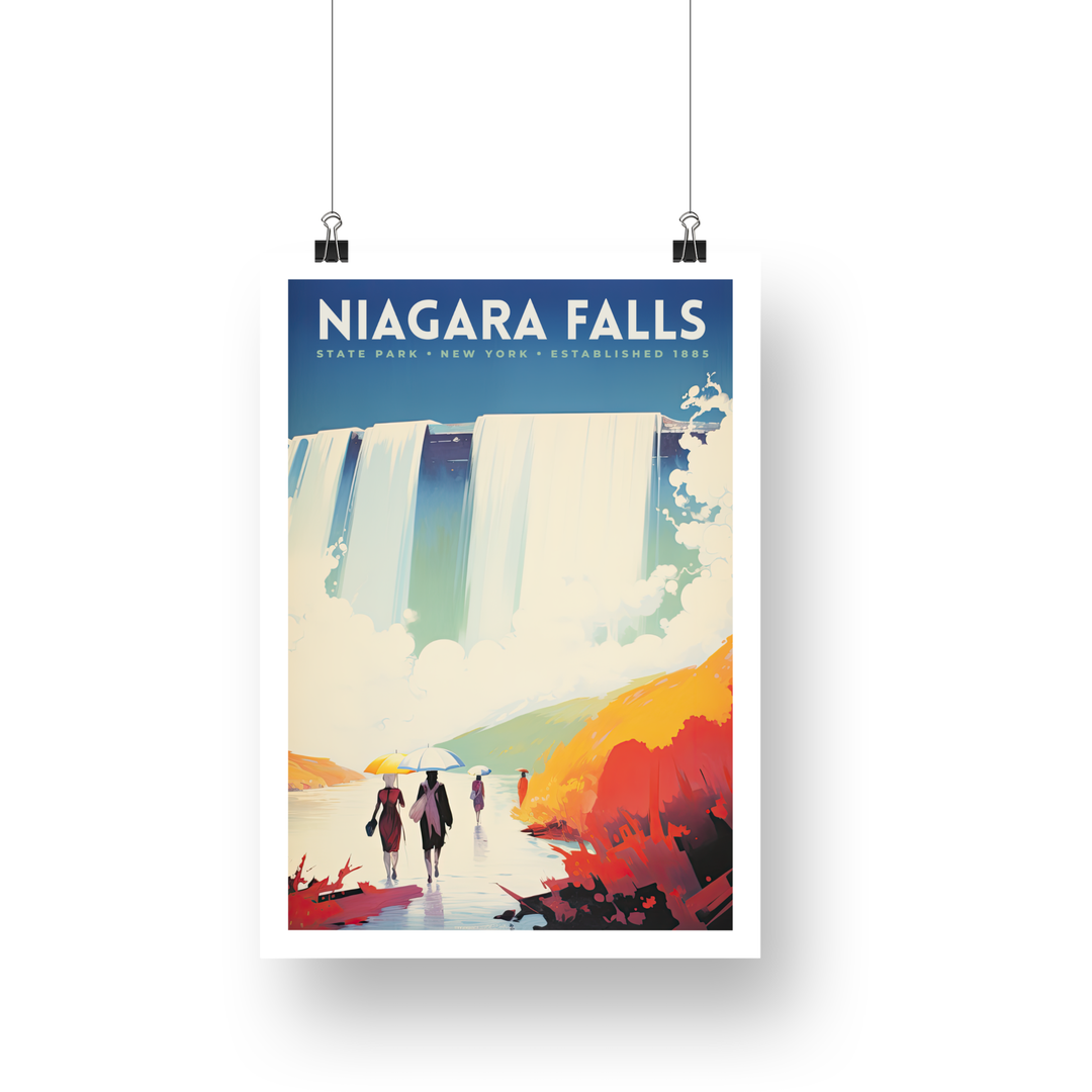 Niagara Falls State Park Poster New York – The National Park Store