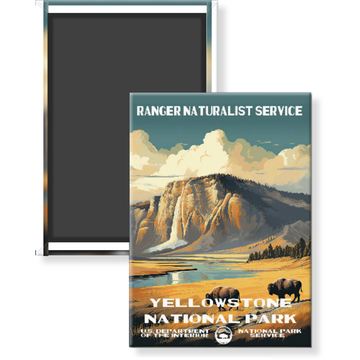 Yellowstone National Park WPA Magnet – The National Park Store