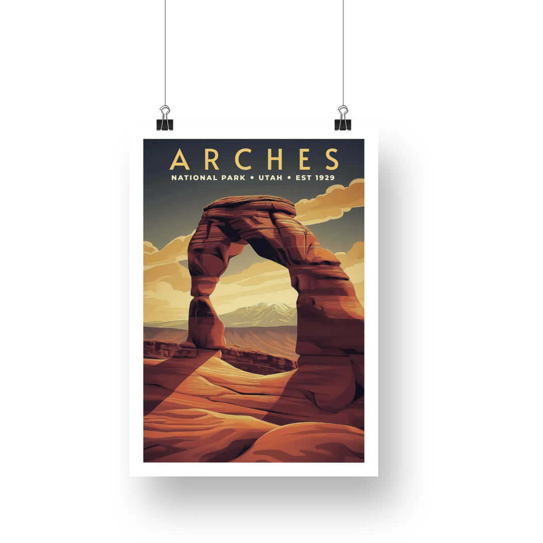 Arches National Park Poster – The National Park Store