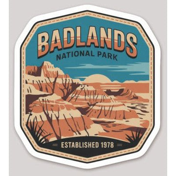 Badlands National Park Die Cut Sticker – The National Park Store