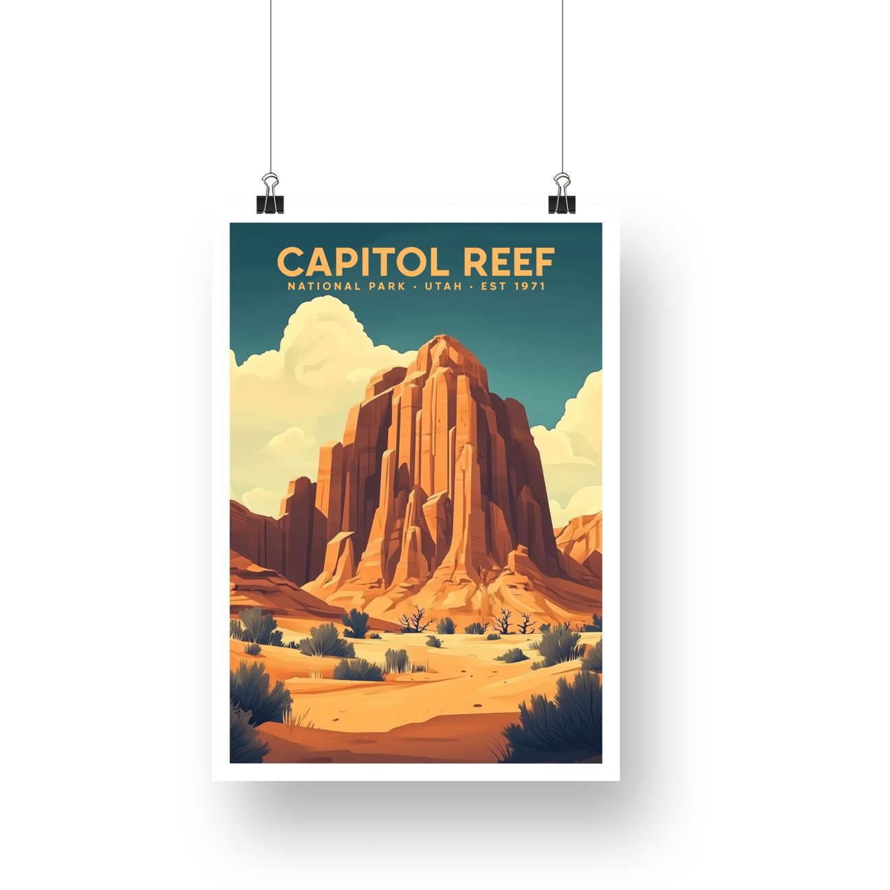 Capitol Reef National Park Poster – The National Park Store