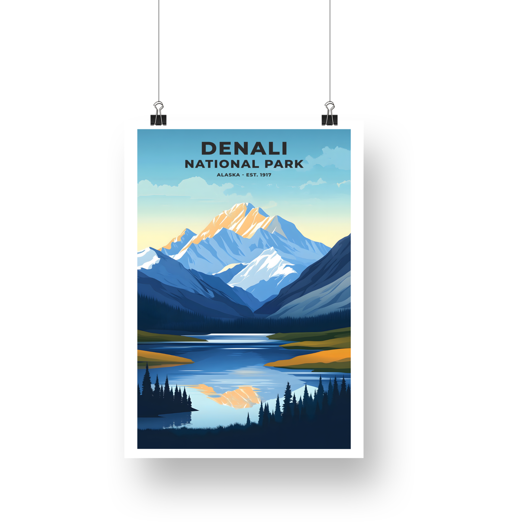 Denali National Park Poster – The National Park Store