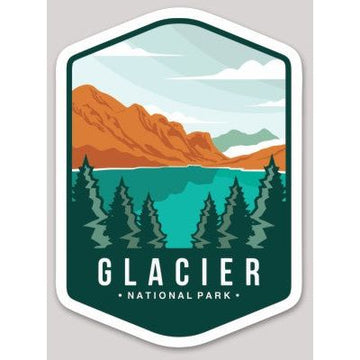 Glacier National Park Die Cut Sticker Large – The National Park Store