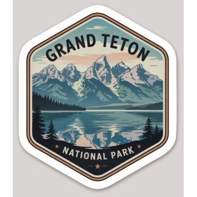 Grand Teton National Park Die Cut Sticker – The National Park Store