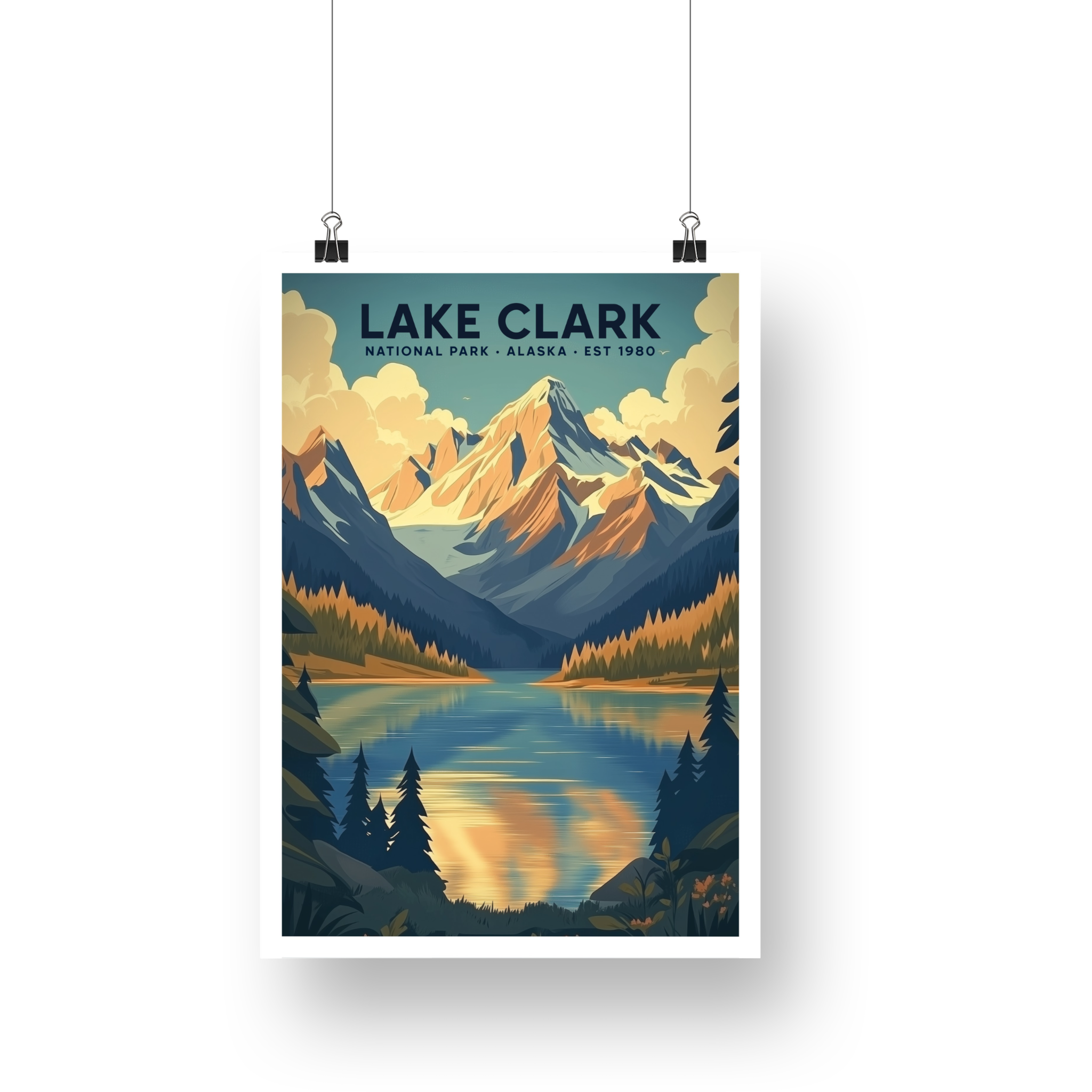 Lake Clark National Park Poster – The National Park Store