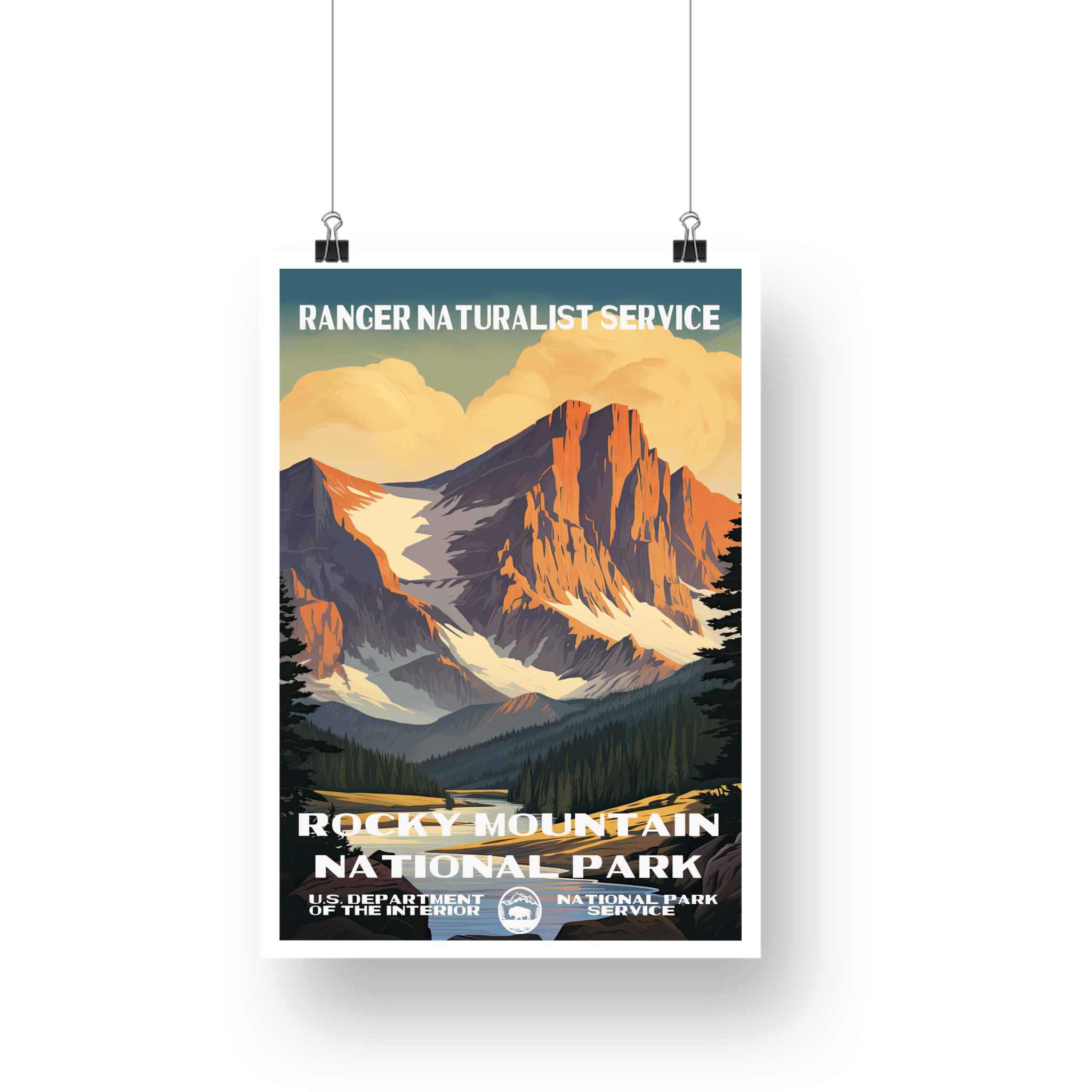 Rocky Mountain National Park Poster – The National Park Store