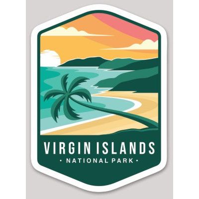 Virgin Islands National Park Die Cut Sticker Large – The National Park ...