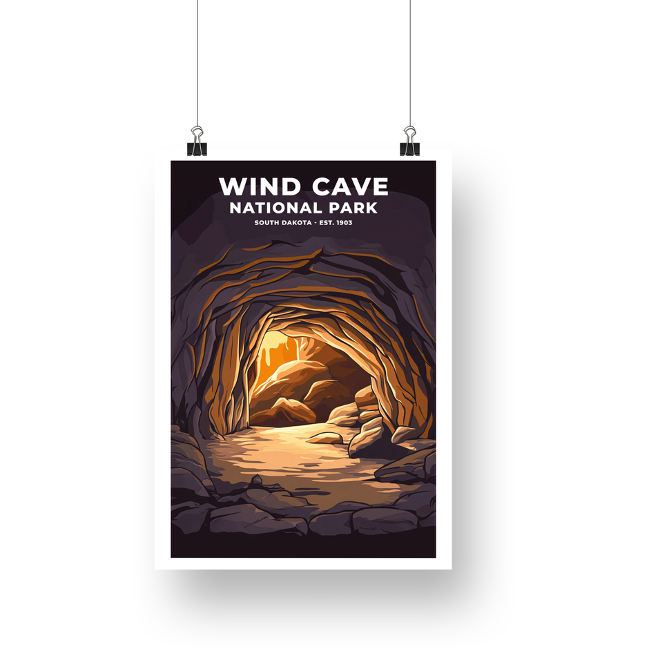 Wind Cave National Park Poster – The National Park Store